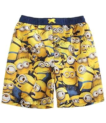 Minions Despicable Me Boys Swim short - blue - 8 yrs: Amazon.co.uk ...