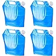 Krivon 5 litres Pack 4 Collapsible Water Container, BPA Free Plastic ...