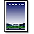 GroundDesigns PORTSMOUTH FC Football Gift FRATTON PARK Pompey Stadium ...