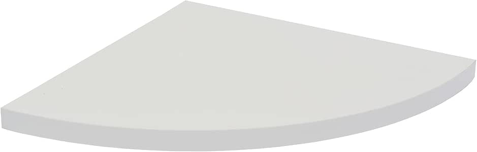 Duraline tablette murale avec étagère quart de cercle d'angle 30 x 30 x ...