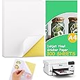APACALI 300 Sheets Sticker Paper for Printer A4, Printable Vinyl ...