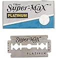 SUPERMAX Platinum Double Edge Men Razor Blades - 5 Ea -5 Count : Amazon ...