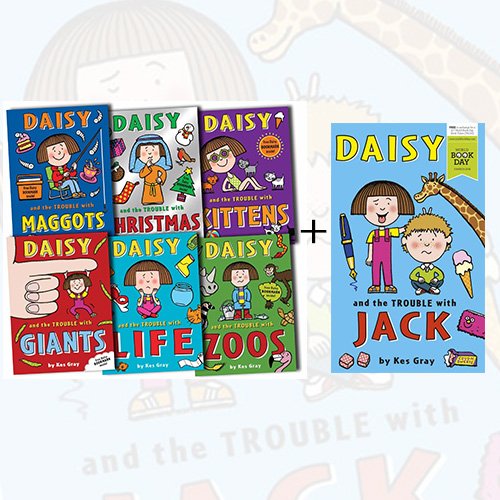 Daisy And The Trouble Collection Kes Gray 7 Books Bundle | Desertcart ...