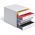 Durable VARICOLOR MIX 5 Drawer Unit | Desktop Drawer Set with 5 Colour ...