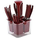 Plantex Oppo Cutlery Set with Storage Box/Spoon Set/Spoon Stand for ...