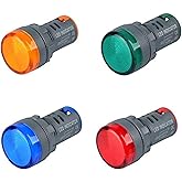 CONTROL 230V 22Mm Plastic Corded Electric Led Panel Indicator Light ...
