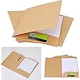 NUOLUX Brown Kraft File Folder,A4 Kraft Paper Presentation Folder ...