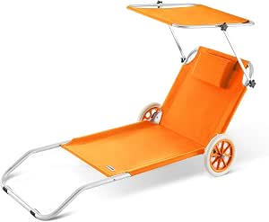 Strandliege Mit Rollen