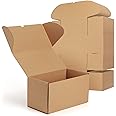 EYMPEU Cardboard Box 20 Brown Small Boxes 11x6x6 inch (28x15.3x15.3cm ...