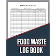 Food Waste Log Book: Kitchen Log Book | Food Hygiene Record Book | Food ...