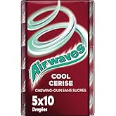 AIRWAVES - Chewing Gum Sans Sucre - Goût Menthol et Eucalyptus - Goût ...