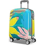 Genie Poppy Trolley Bag Medium Size, 68 cms Grey Printed Soft Luggage ...