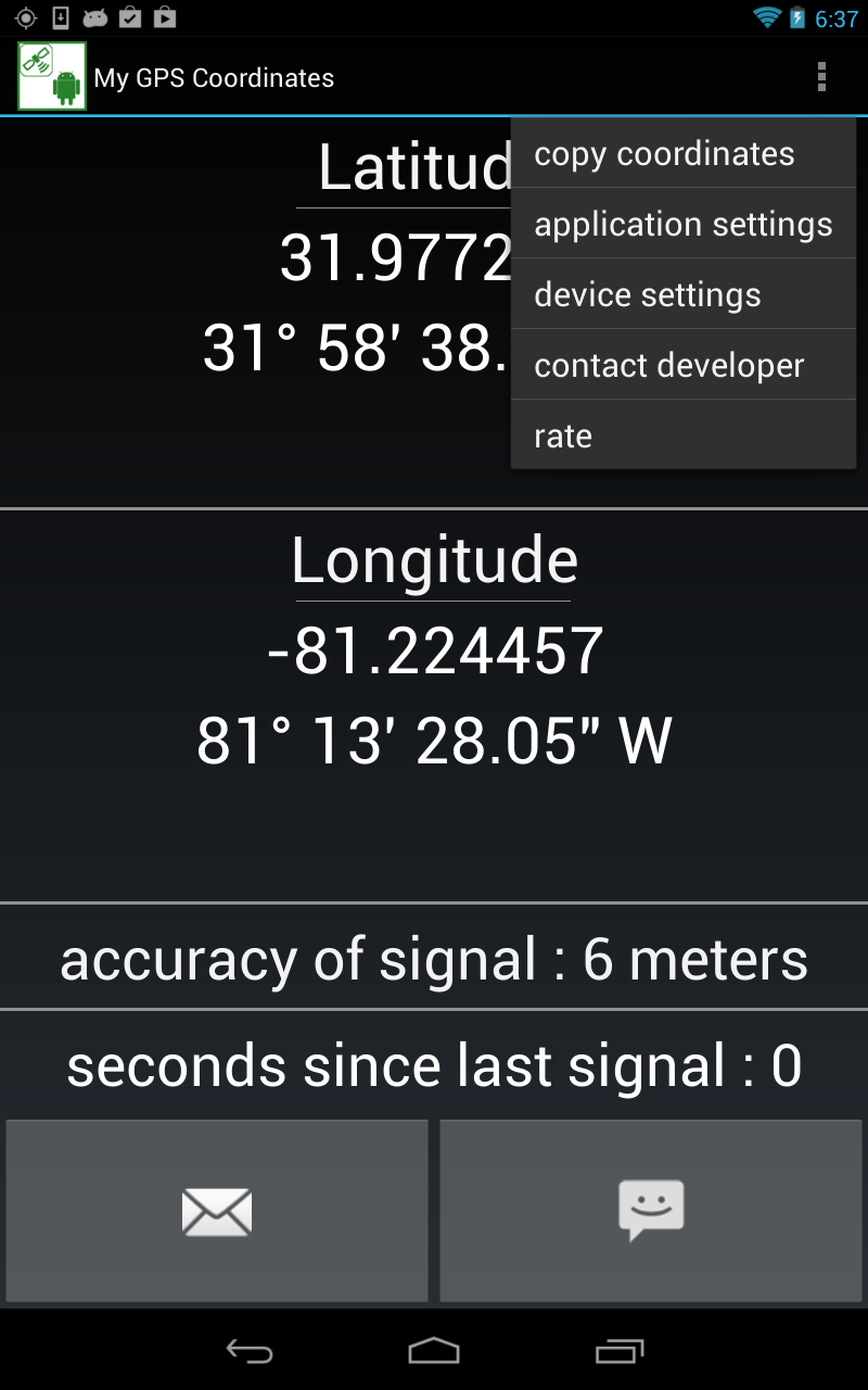 My GPS Coordinates And Location Amazon co uk Apps Games