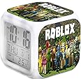 Yokubou Roblox LED Light Up Alarm Clock Light Nightlight Accessory Time ...