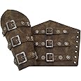 ITODA PU Leather Medieval Arm Guard Knight Gauntlet Armor Wristband ...