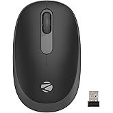 Amazon.in: Buy ZEBRONICS Charm Rechargeable Wireless Mouse, Dual Mode (2.4GHz + BT), Dual ...