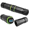 PENGLIN 2 Stück USB 3.0 Wasserdicht Buchse, Wasserdichter USB-Verlängerungskabel ...