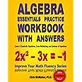 Algebra Essentials Practice Workbook with Answers: Linear & Quadratic ...