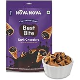 Nova Nova Best Bite Choco Filled Cones - Pack of 2 | Belgian Chocolate ...