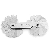 Radius Gauge R-1-25mm, Alloy Steel Radius Gauge Radius Measuring Tool ...