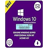 Microsoft Corporation Windows 10 Pro - Genuine Product Key for Lifetime ...