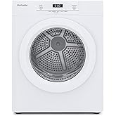 4KG Vented Tumble Dryer with 5 Drying Options, FOHERE 1200W Compact ...