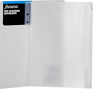Filofax A5 Zip Lock Envelope : Amazon.co.uk: Stationery & Office Supplies