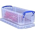 Really Useful Storage Box 0.9 Litre Clear (Pack of 8) : Amazon.co.uk: Home & Kitchen