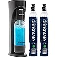 DrinkMate OmniFizz Sparkling Water and Soda Carbonator, Sparkles Any Drink, Includes 1L Re ...