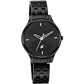 Fastrack Stunners Quartz Analog Black Dial Metal Strap Watch for Guys ...