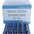 Bevon Capsule- Multivitamin, Multimineral & Antioxident- 15 Capsules ...