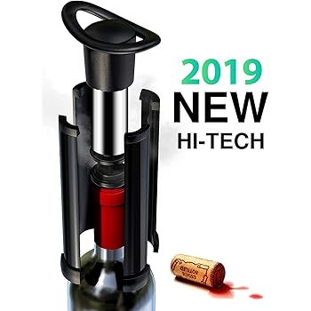 Vacu Vin Wine Saver Gift Set - Black | 1 x Vacuum Pump + 2 x Vacuum ...