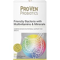 Pro-Ven Probiotics Once Daily 5 Billion CFU Adult Friendly Gut Bacteria ...