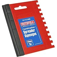 Silverline Combination Squeegee Spreader 125 x 95mm - 6mm Teeth (380251 ...