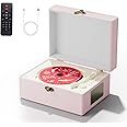 Yintiny Time Music Box CD Player With Speakers For Home (pink): Amazon ...