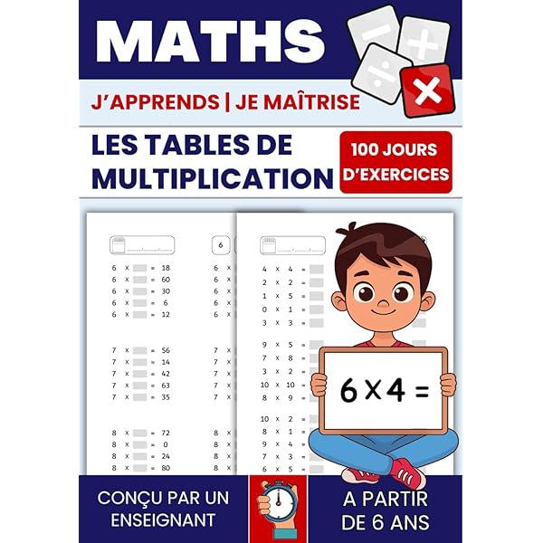 Fiches De Travail Mathématiques Tables De Multiplication