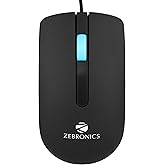 Amazon.in: Buy Zebronics Rise, Wired Optical Mouse, 3 Buttons, High Precision, 1200 DPI, Works ...