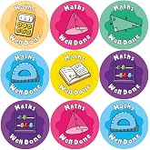 144 Maths Reward Stickers For Children, Teachers & Parents - Colourful ...