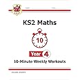 KS2 Year 4 Maths 10-Minute Weekly Workouts (CGP Year 4 Maths): Amazon ...