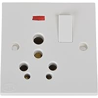CPL 6/16/A Switch Socket Ind - 240 V (White) : Amazon.in: Electronics