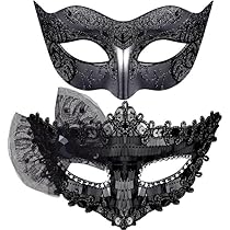 Masque De Carnaval Masque De Bal Masqué Vénitien JOYFISCO Pour Femme ...