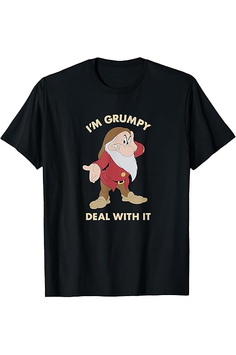 Seven Dwarfs Grumpy T Shirt Fifth Sun Disney Men's Snow White And The