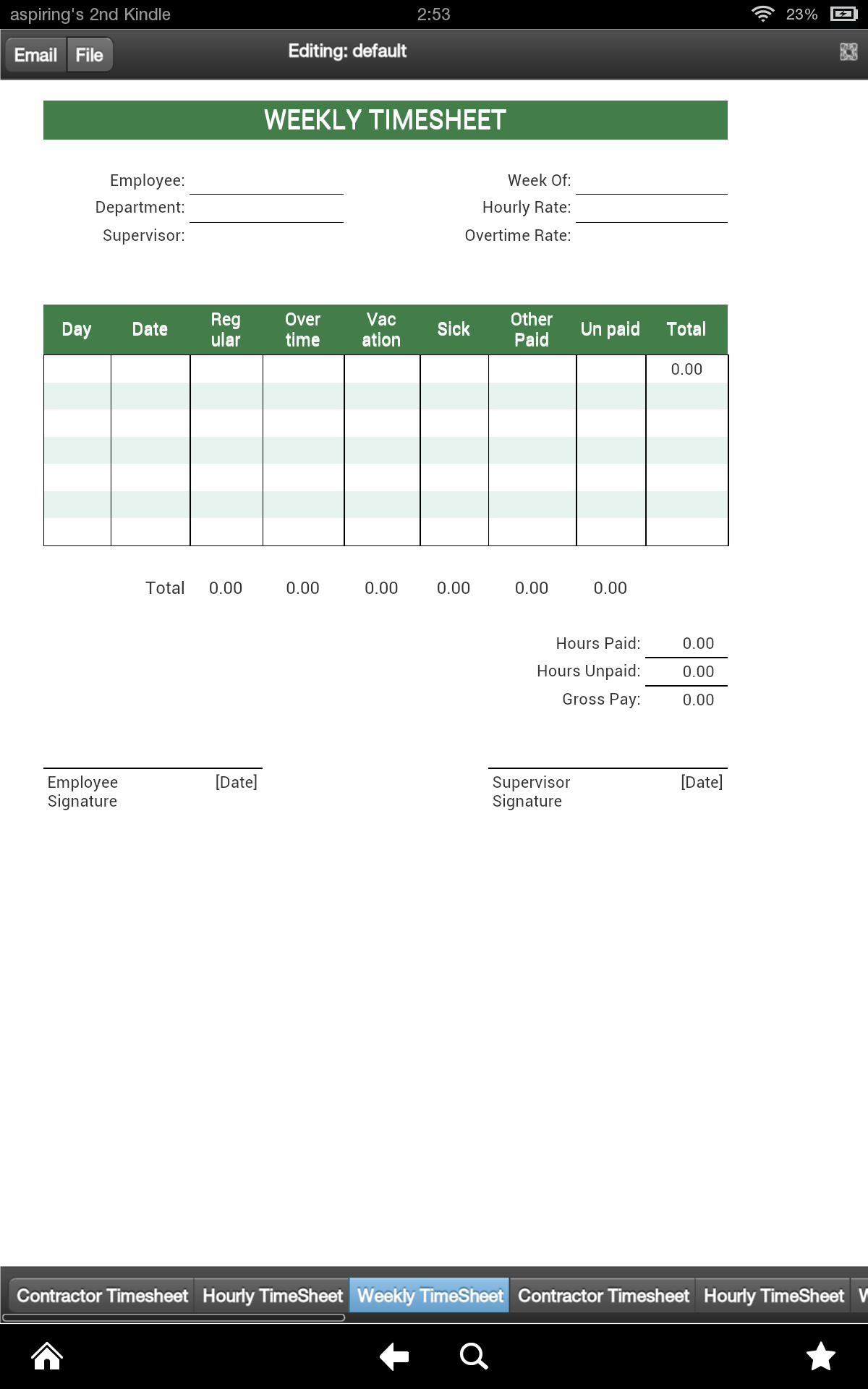 Contractor Timesheets : Amazon.co.uk: Apps & Games