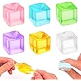 Vibbang 6Pcs Mini Ice Cube Squeeze Toys, Nice Cube Stress Ball, Ice ...