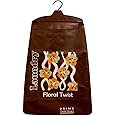 Zolo FL TW BR Hanging Laundry Bag - Floral Twist Brown : Amazon.in ...