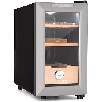 Klarstein El Presidente 23 Humidor • Cigar Humidor • Cigar Storage • 50 ...