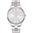 Titan Classique Slimline Quartz Analog with Date Silver Dial Two Toned ...