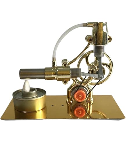 Steam Engine With Street Lamp WOWOBONTOY Mini Steam Generator And Lamp ...