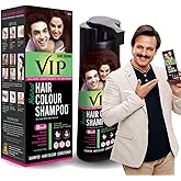 Buy VIP HAIR COLOUR SHAMPOO 180ml Black for Men & Women | Alternate to ...