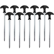 Trampoline Anchor Kit TIMBER RIDGE 20-Pack Heavy Duty Tent Pegs ...